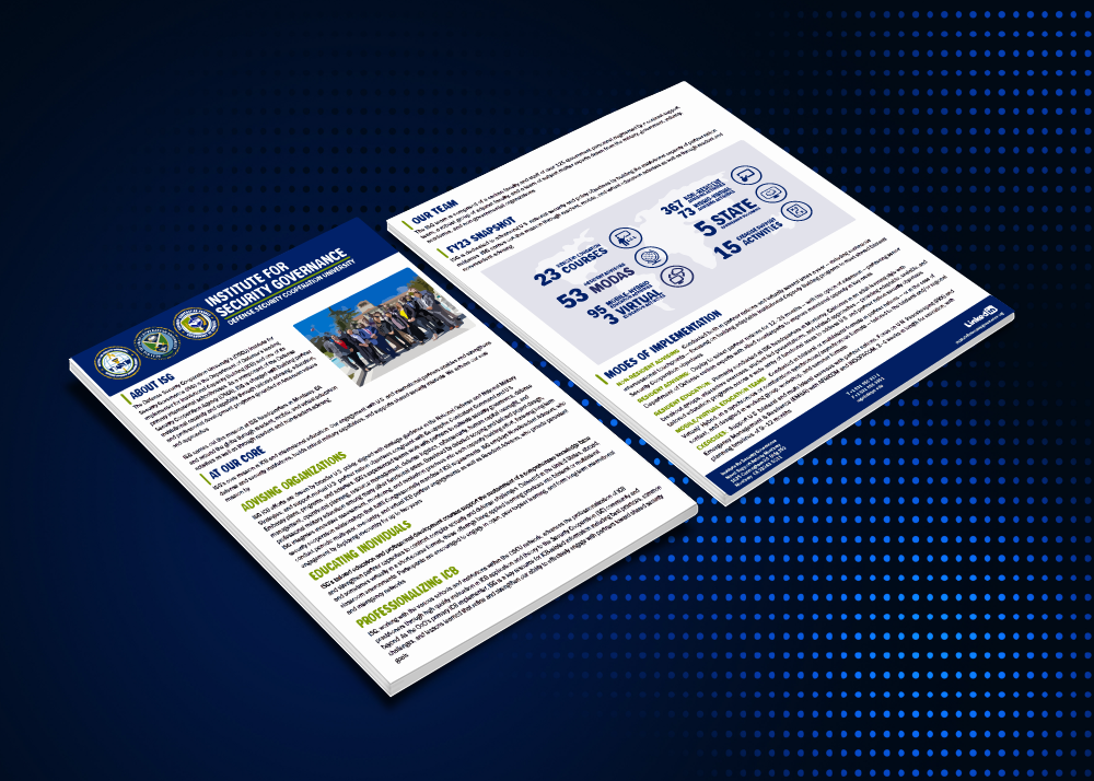 ISG - Resource Library | Defense Security Cooperation University